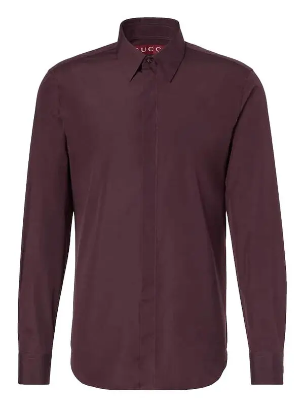 Gucci Cotton Poplin Shirt - Purple