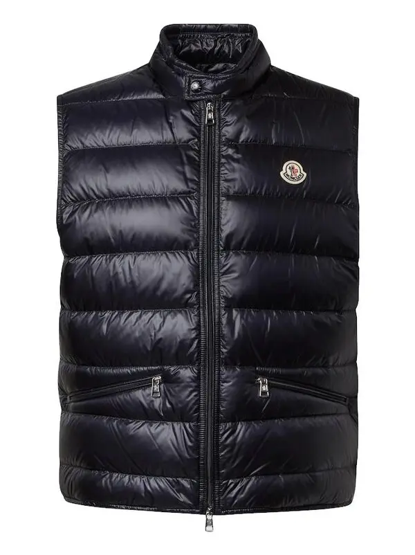 Moncler Gui Down Vest - Blue