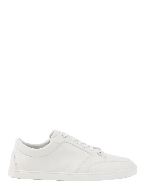 CHRISTIAN LOUBOUTIN Chambelisneak Leather Sneakers - White