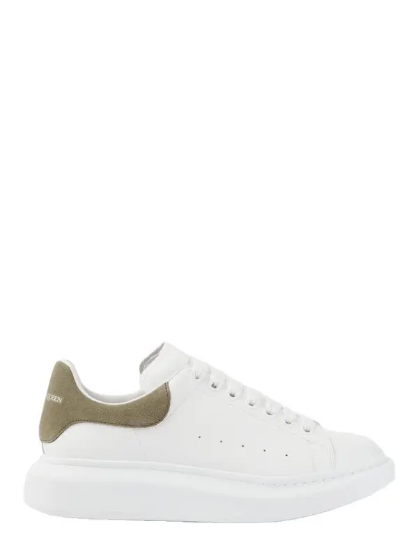Alexander McQueen Oversized Leather Sneakers - White