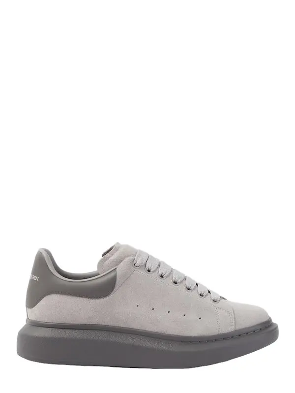 Alexander McQueen Oversized Suede Sneakers - Grey