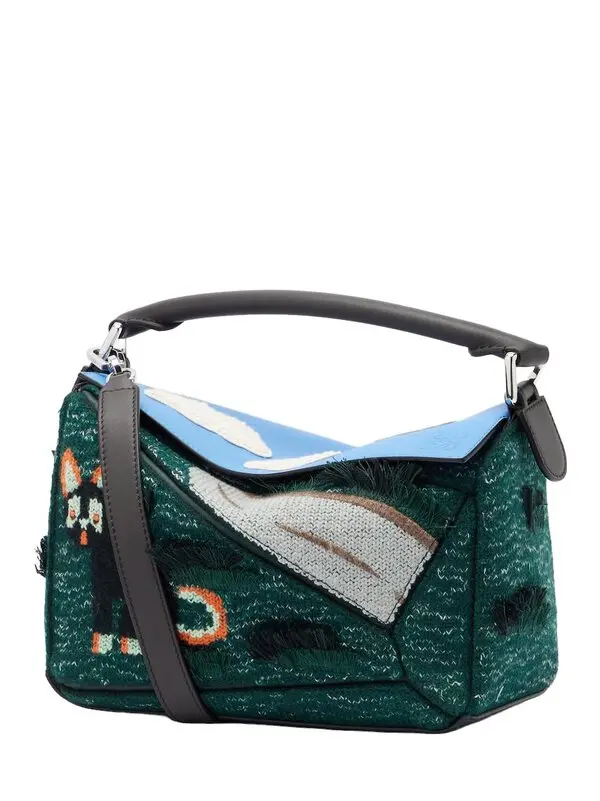 Loewe X Louis Wain Puzzle Top-handle Bag - Multicoloured