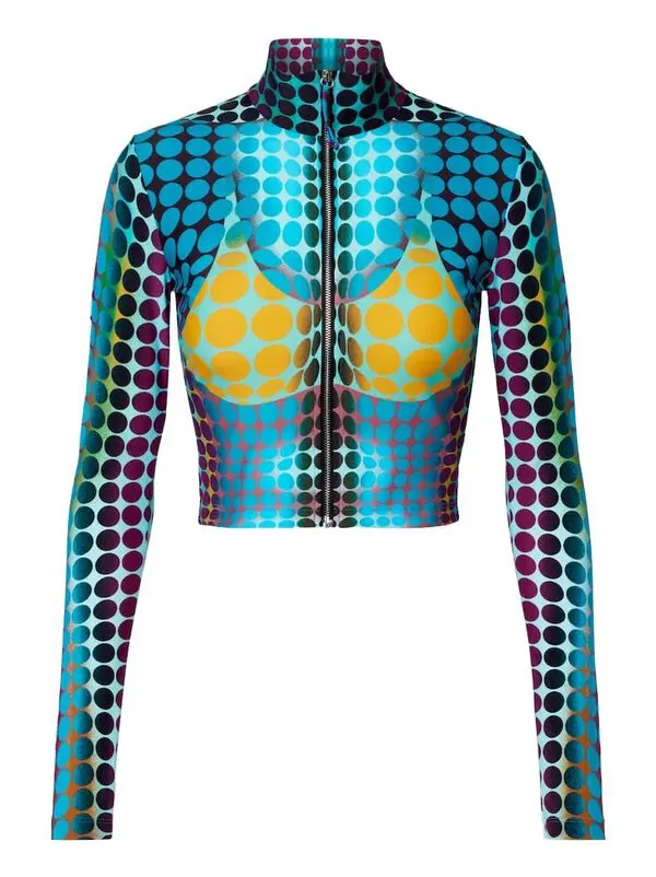 JEAN PAUL GAULTIER Re-edition Printed Top - Multicoloured