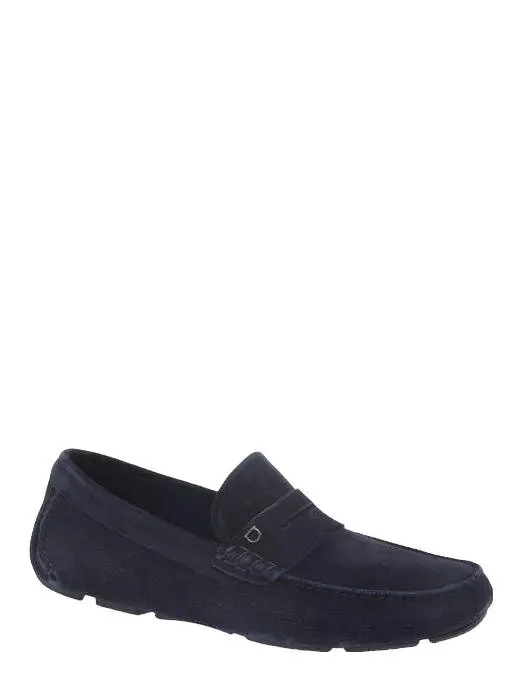 FERRAGAMO Timothy Driving Loafer - Navy Navy Navy
