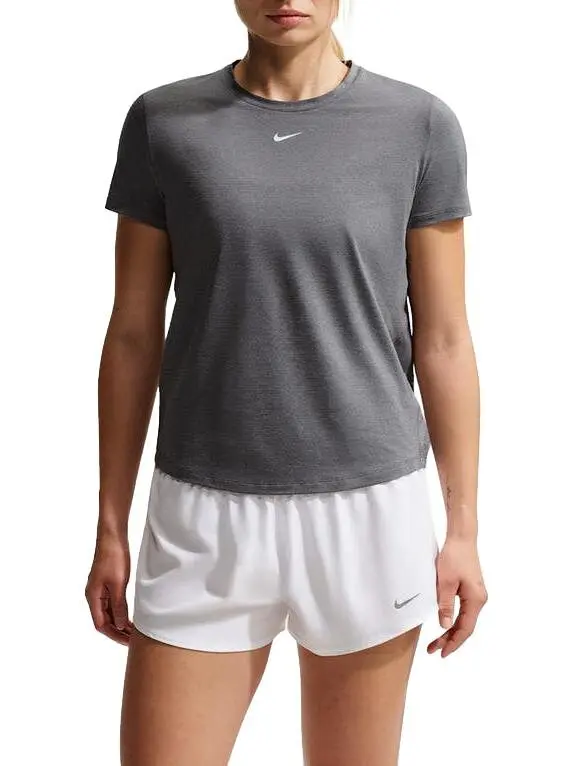Nike Classic Dri-fit Training Top - 086 Smoke Grey/heather/white