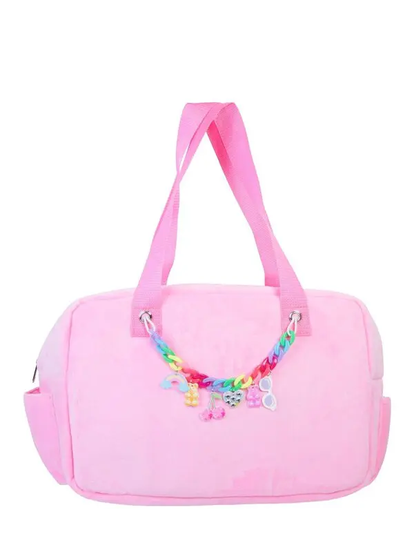 BLING2O Rainbow Charm Zip-top Tote - Pink