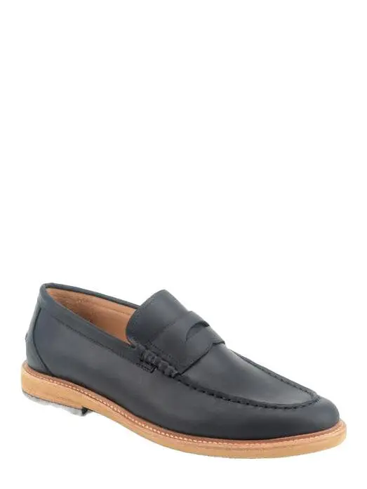 WARFIELD & GRAND Dillinger Ii Penny Loafer - Black