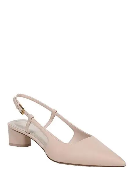 Franco Sarto Amelie Slingback Pointed Toe Pump - Soft Blush