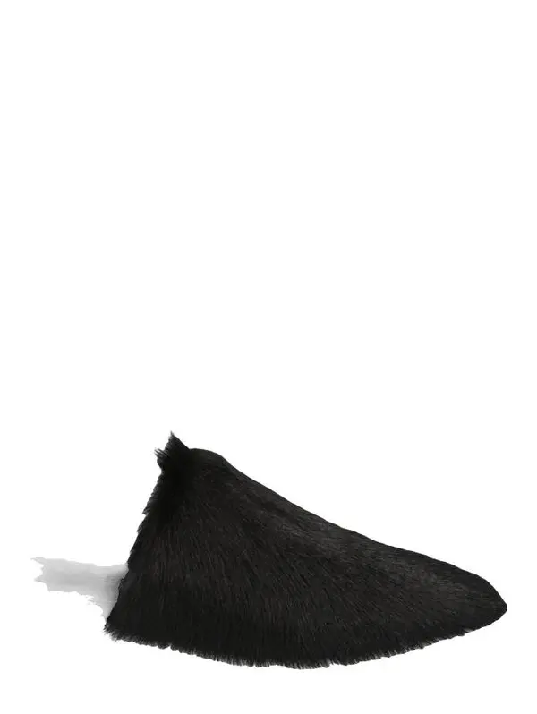 FERRAGAMO Selestina Fur Mules - Nero