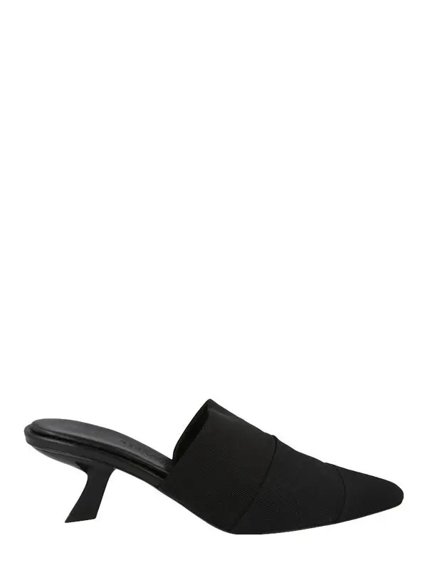 FERRAGAMO Algedi 55 Leather Mules - Black