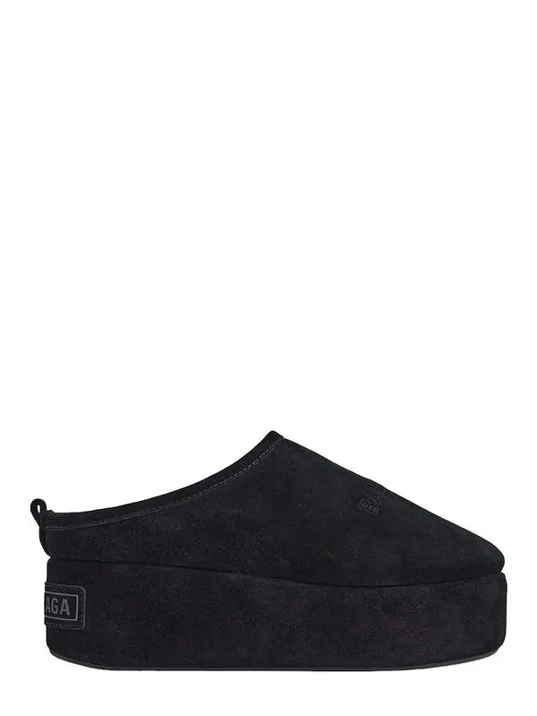 Balenciaga Alaska Soft Platform Mule - Black