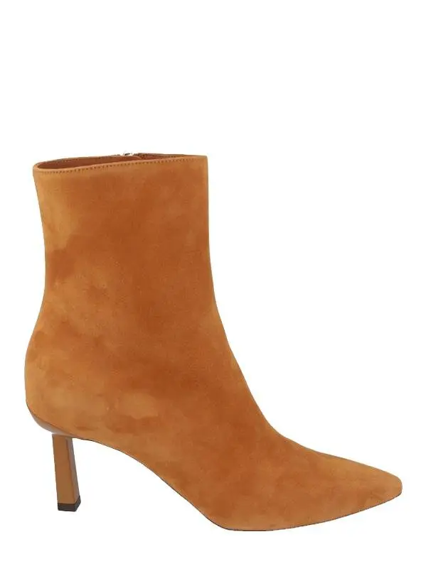 FERRAGAMO Jana Suede Booties - Camel