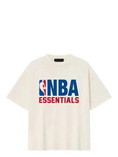 Fear Of God Essentials Nba 90's Tee Shirt - Cream White