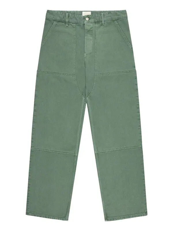 Aimé Leon Dore Garment Dyed Double Knee Carpenter Pant - Green