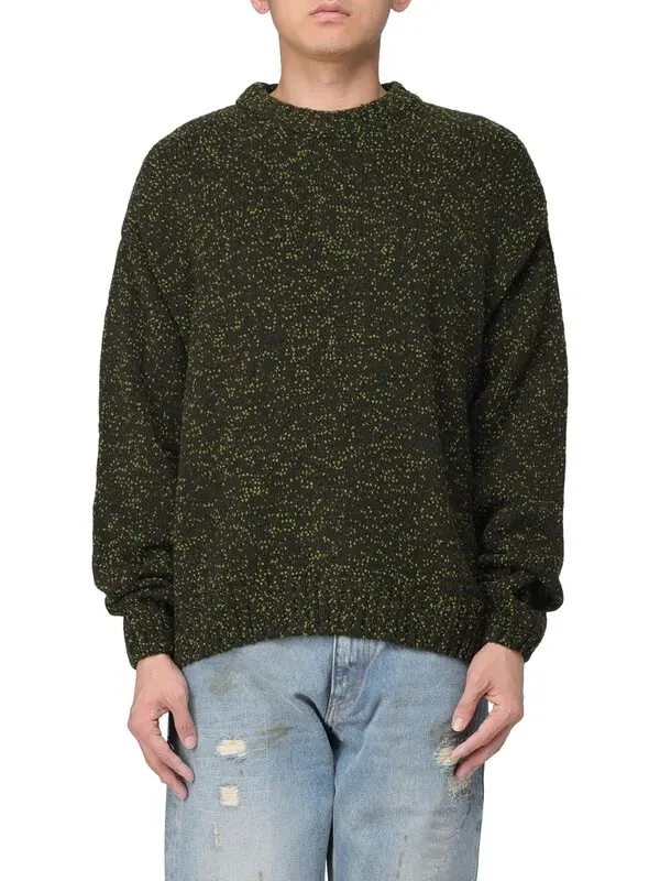 AMISH Pullover Sweater - Moss Green