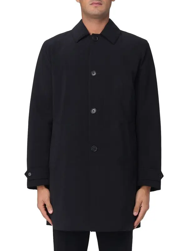 Aspesi Classic Collared Coat - Black