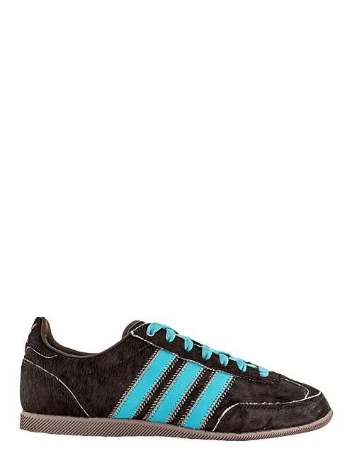 Adidas Japan Leather Trainers - Dark Brown Preloved Blue