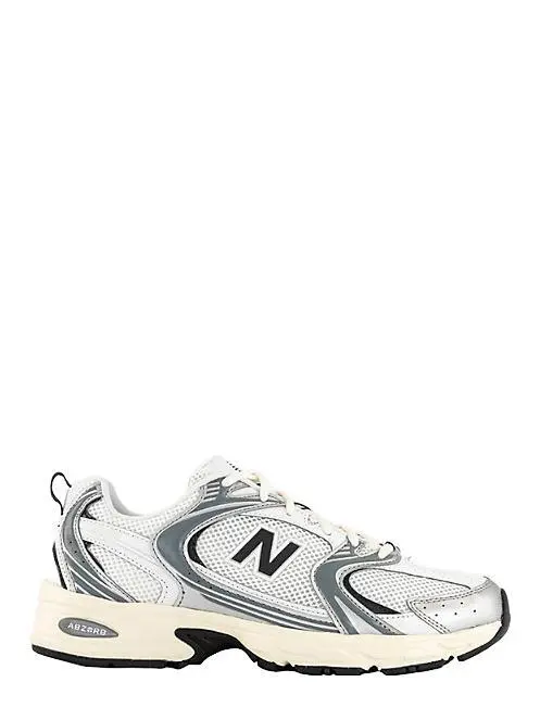NEW BALANCE Mr530 Leather And Mesh Trainers - Silver Metallic Grey3