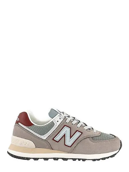 NEW BALANCE 574 Suede And Mesh Trainers - Arid Stone