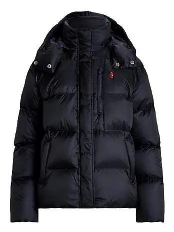 Polo Ralph Lauren Logo-embroidered Padded Shell-down Jacket - Rl Navy