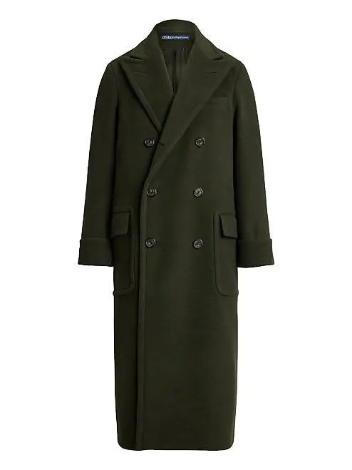Polo Ralph Lauren Relaxed-fit Double-breasted Wool Coat - Loden Melange