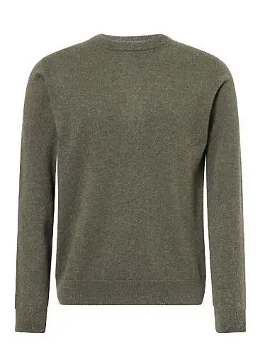 Sunspel Crewneck Knitted Cashmere Jumper - Khaki24