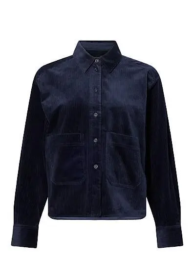ME+EM Cotton-corduroy Shirt - Navy