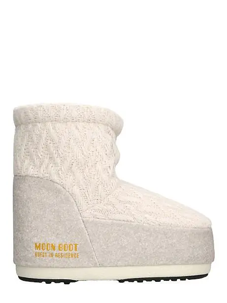 Moon Boot X Guest In Residence Knitted Boots - White