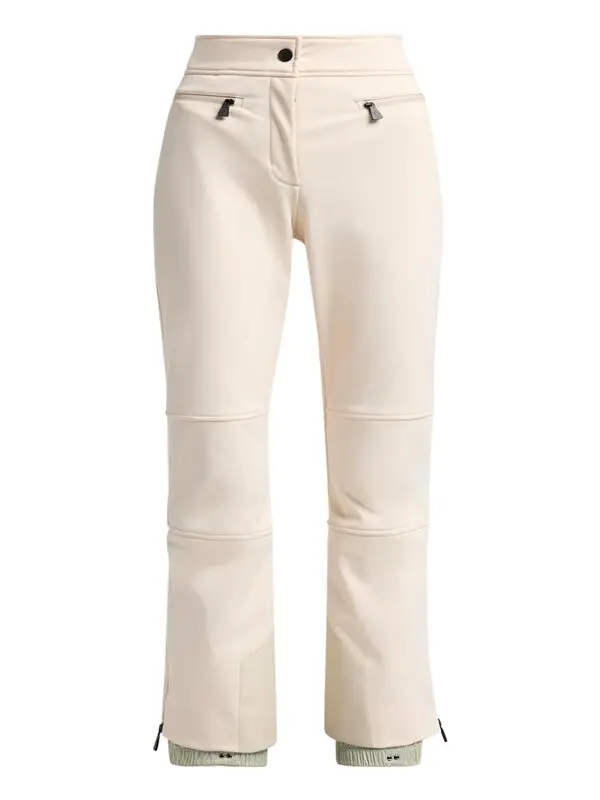 Moncler Stretch Poplin Ski Pants - White