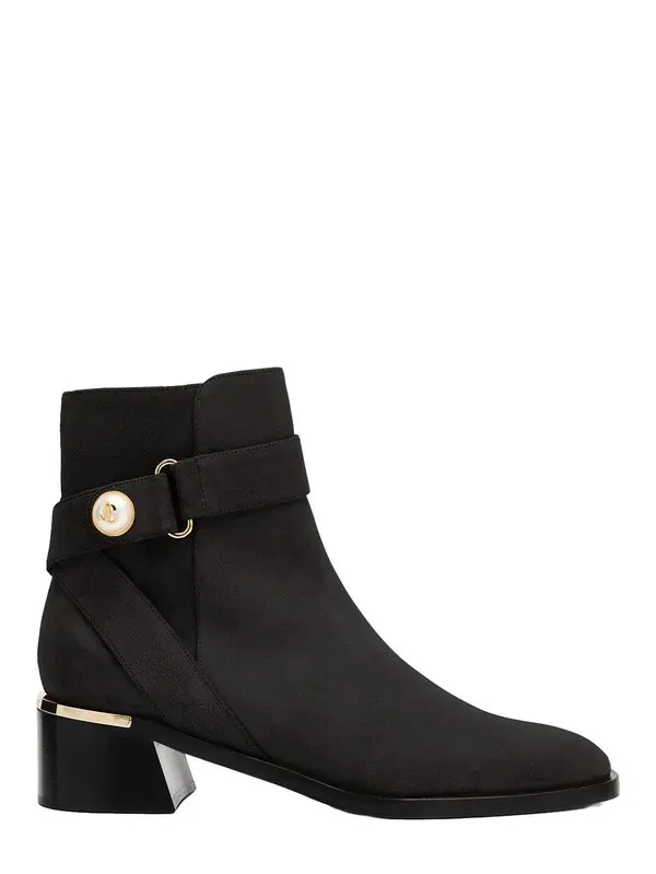 JIMMY CHOO Noor 45 Ankle Boots - Black