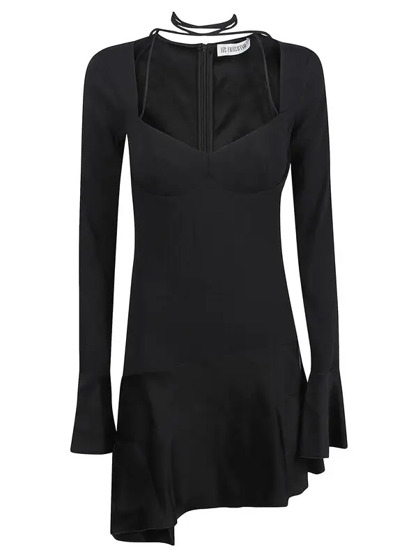 LES FILLES D'EVA Short Sweetheart Neckline Dress - Black