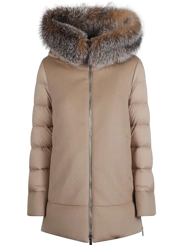 MOORER Freesia Down Jacket - Brown
