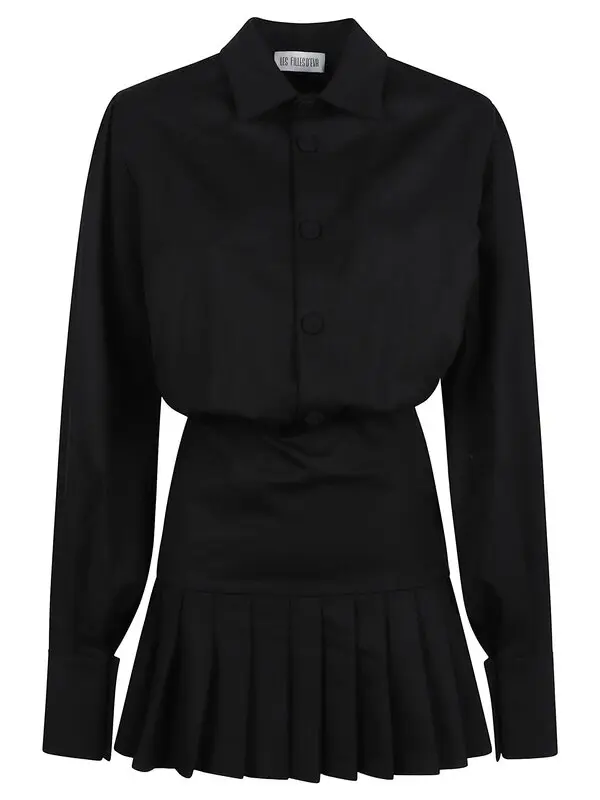 LES FILLES D'EVA Short Wool Dress - Black