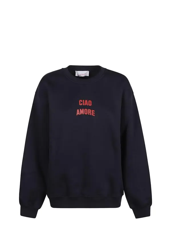 Giada Benincasa Ciao Amore Sweatshirt - Blue