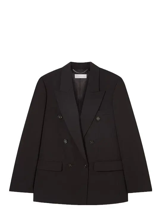 Stella McCartney Double-breasted Boyfriend Blazer - Black