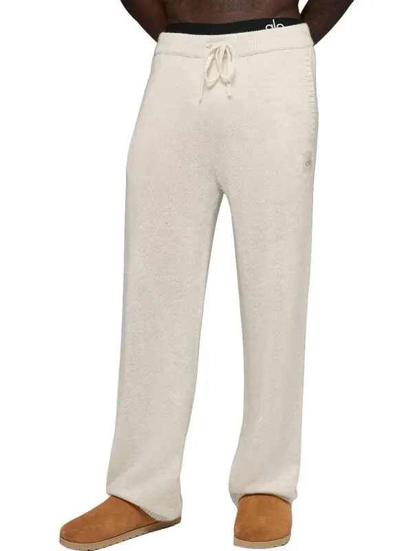 Alo Yoga Wool Cashmere New Class Sweatpant - Bone Heather