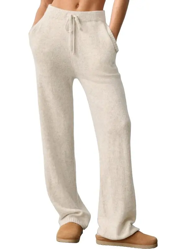Alo Yoga Wool Cashmere New Class Sweatpant - Oatmeal Heather