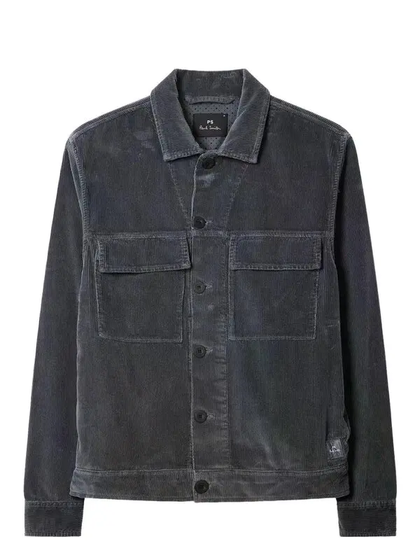 Paul Smith Corduroy Pocket Jacket - Grey