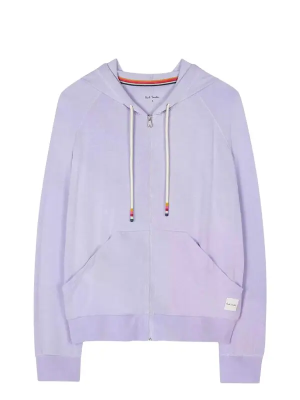 Paul Smith Zip Hooded Loungewear - Purple