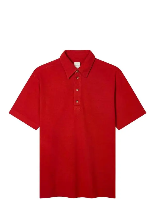 Paul Smith Embroidered-logo Polo Shirt - Red
