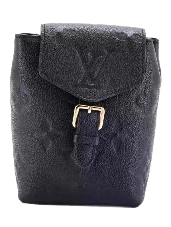 LOUIS VUITTON Monogram Empreinte Giant Backpack - Black