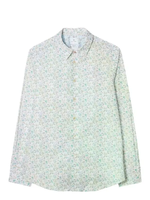 Paul Smith Globe Flower Shirt - White