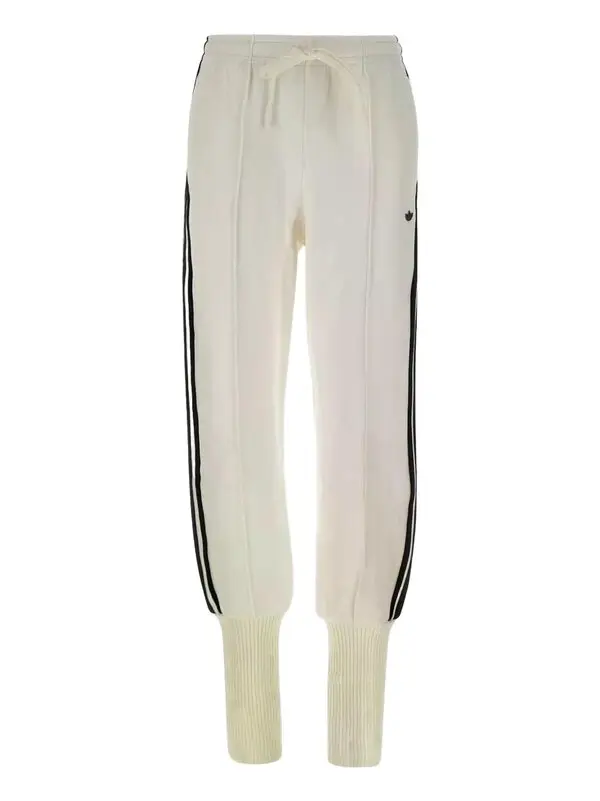 Adidas Firebird 3-stripes Ribbed Track Pants - White
