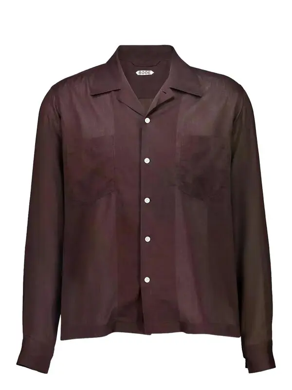 BODE Long-sleeve Shirt - Brown