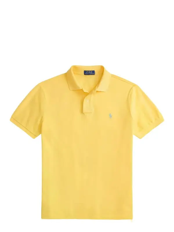 Polo Ralph Lauren The Iconic Ribbed Polo Shirt - Yellow