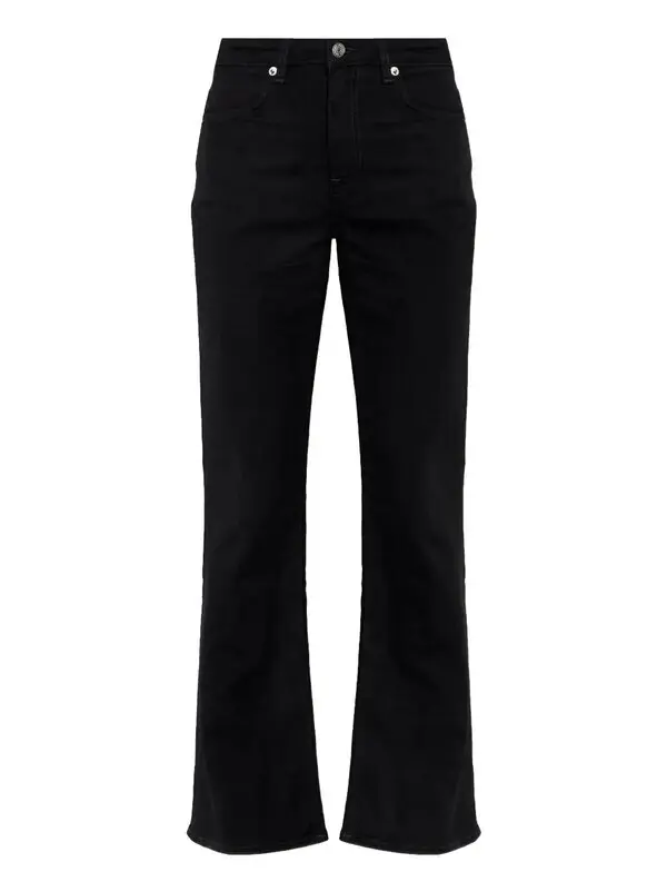 SAMSOE SAMSOE Button-fastening Flared Jeans - Black