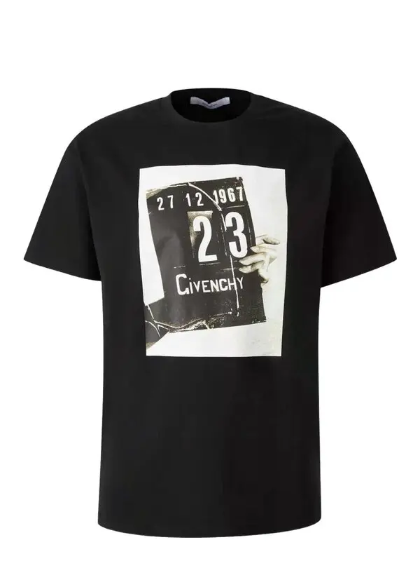 Givenchy Round-neck Graphic T-shirt - Black