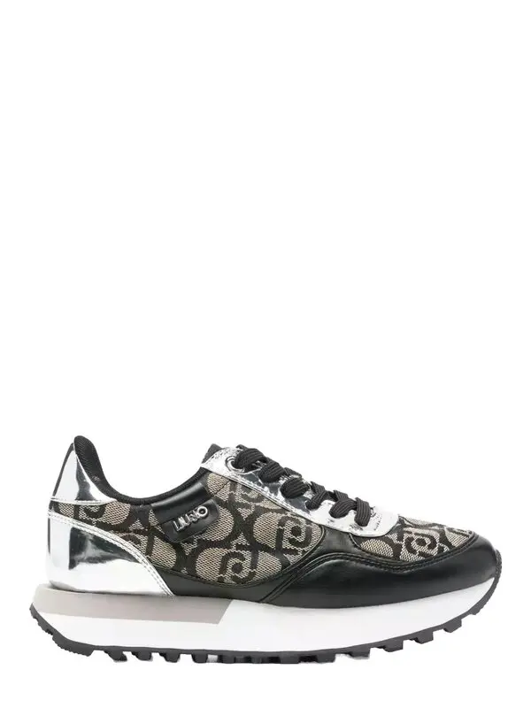 Liu Jo Evelyn 915 40mm Monogram Sneakers - Black