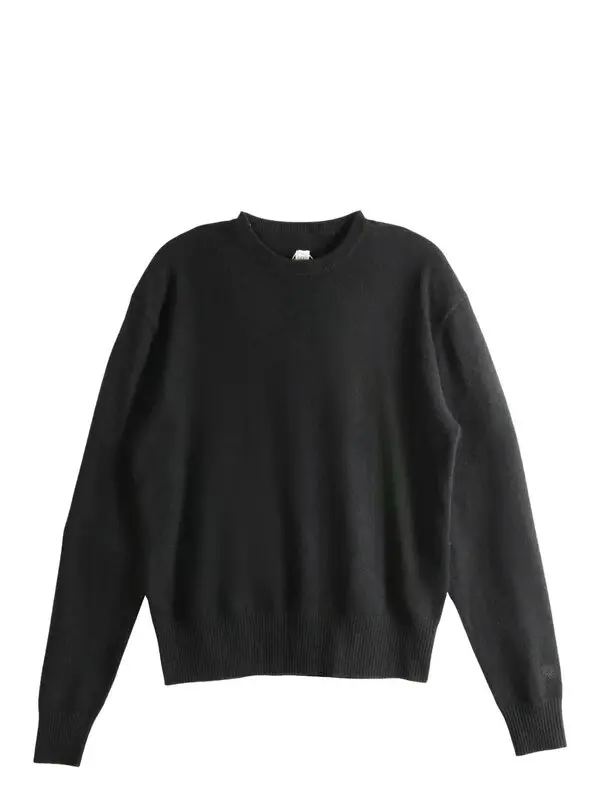 TOTEME Ribbed Crew-neck Sweater - Black