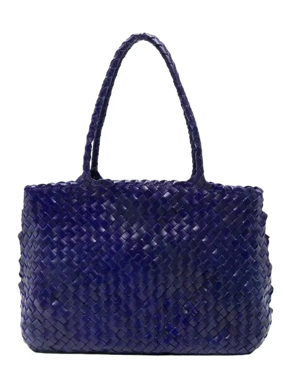 Dragon Diffusion Braided Handle Tote Bag - Blue